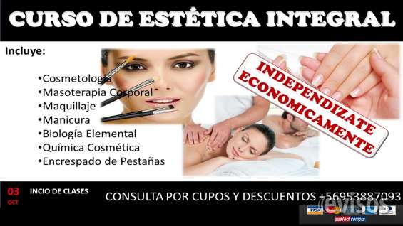 Curso de estética integral en Coquimbo - Cursos / Clases | 599501 Curso de estética integral en Coquimbo - Cursos / Clases | 599501
