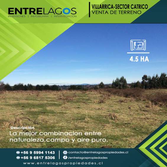 Terreno sector catrico ,villarrica. 4.5 hectareas en Villarrica ...